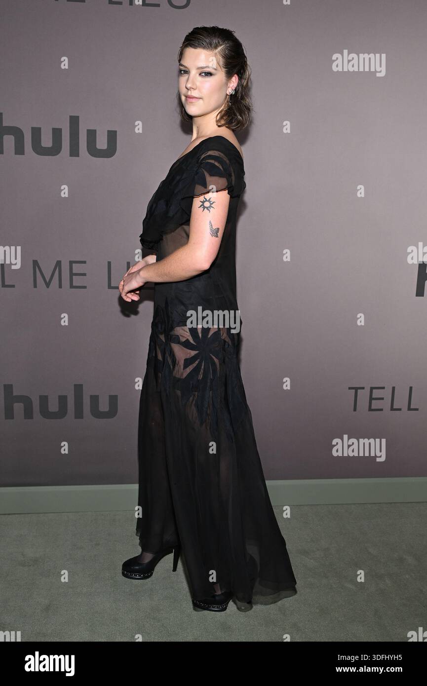 New York, USA. 12th Jan, 2026. Catherine Missal attends the HULU 'Tell ...