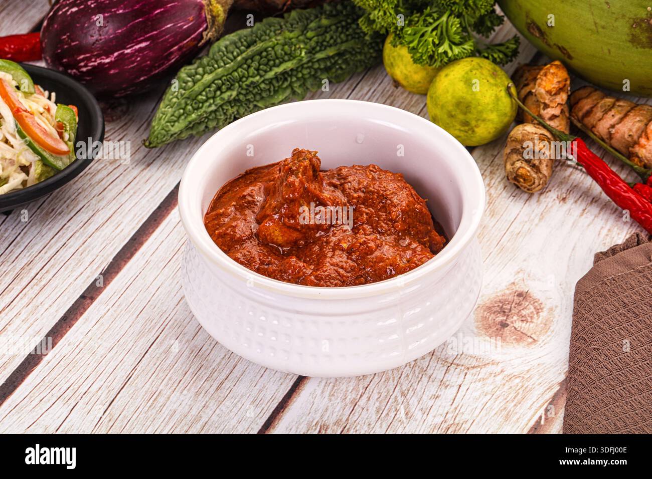Indian cuisine Ginger murg tikka with chicken Stock Photo - Alamy