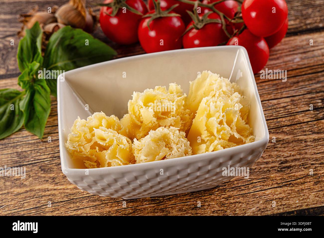 Gourmet Tete de Moine cheese rosette Stock Photo - Alamy