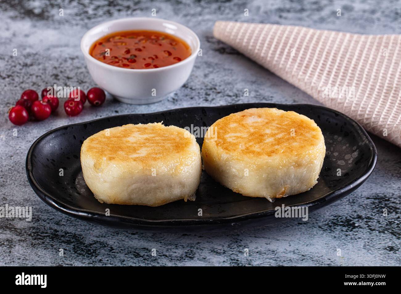 Homemade Fried syrniki pancake cottage cheese Stock Photo - Alamy