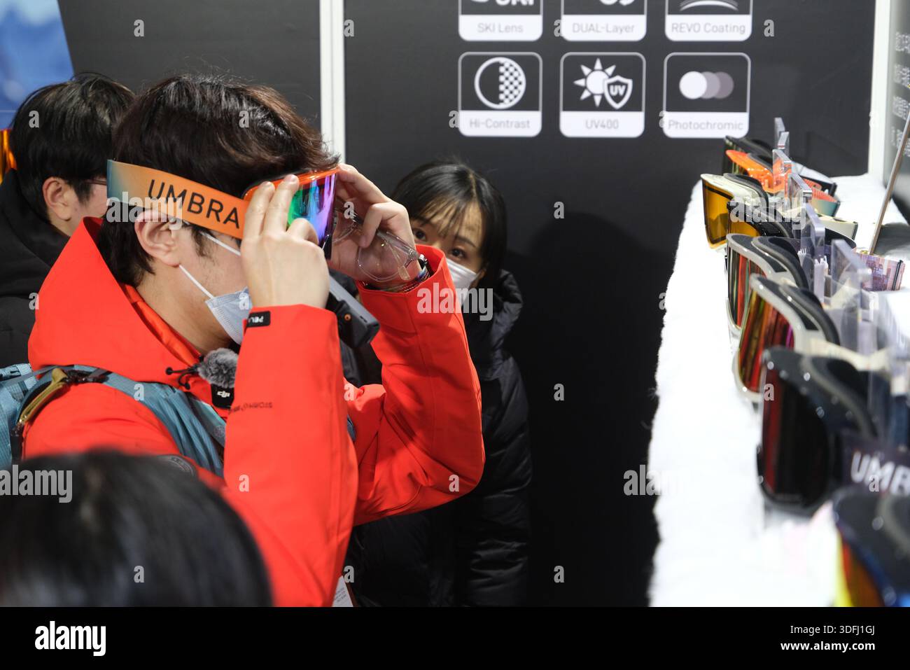 Visitors tour the ISPO Beijing 2026 exhibition at China National ...