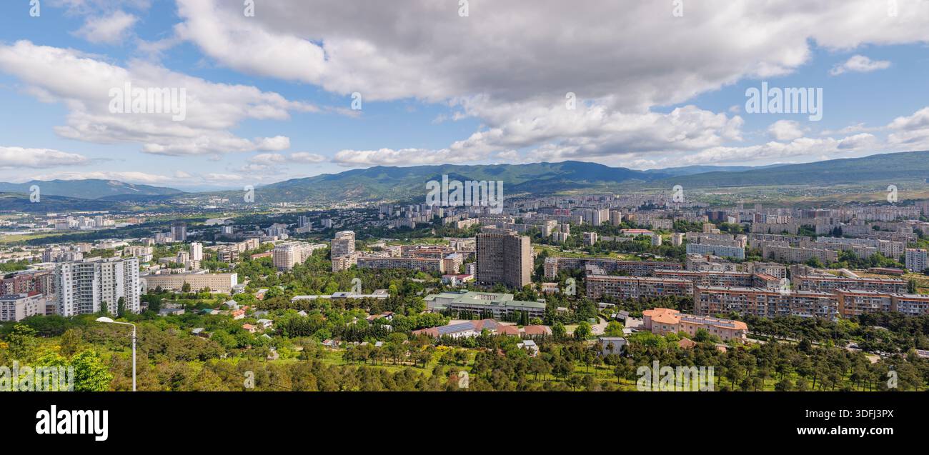 Scenic views overlooking Tbilisi from the Chronicles of Georgia ...