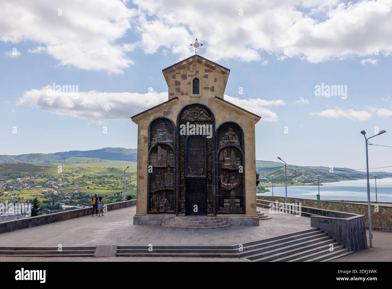Annunciation Church at the Chronicles of Georgia monument on Keeni Hill ...