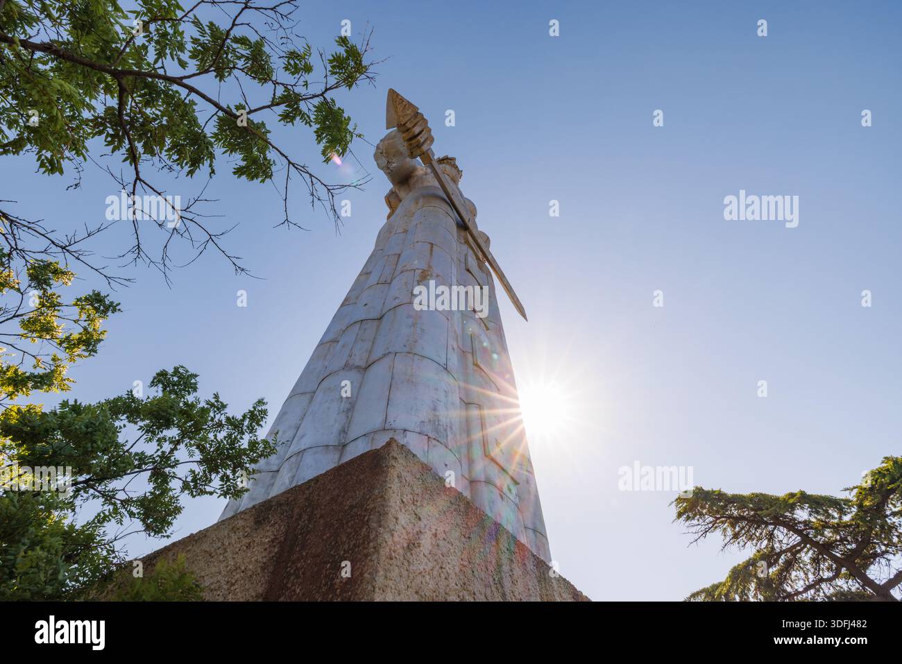 Mother of Georgia statue on Narikala Hill, Georgia Stock Photo - Alamy