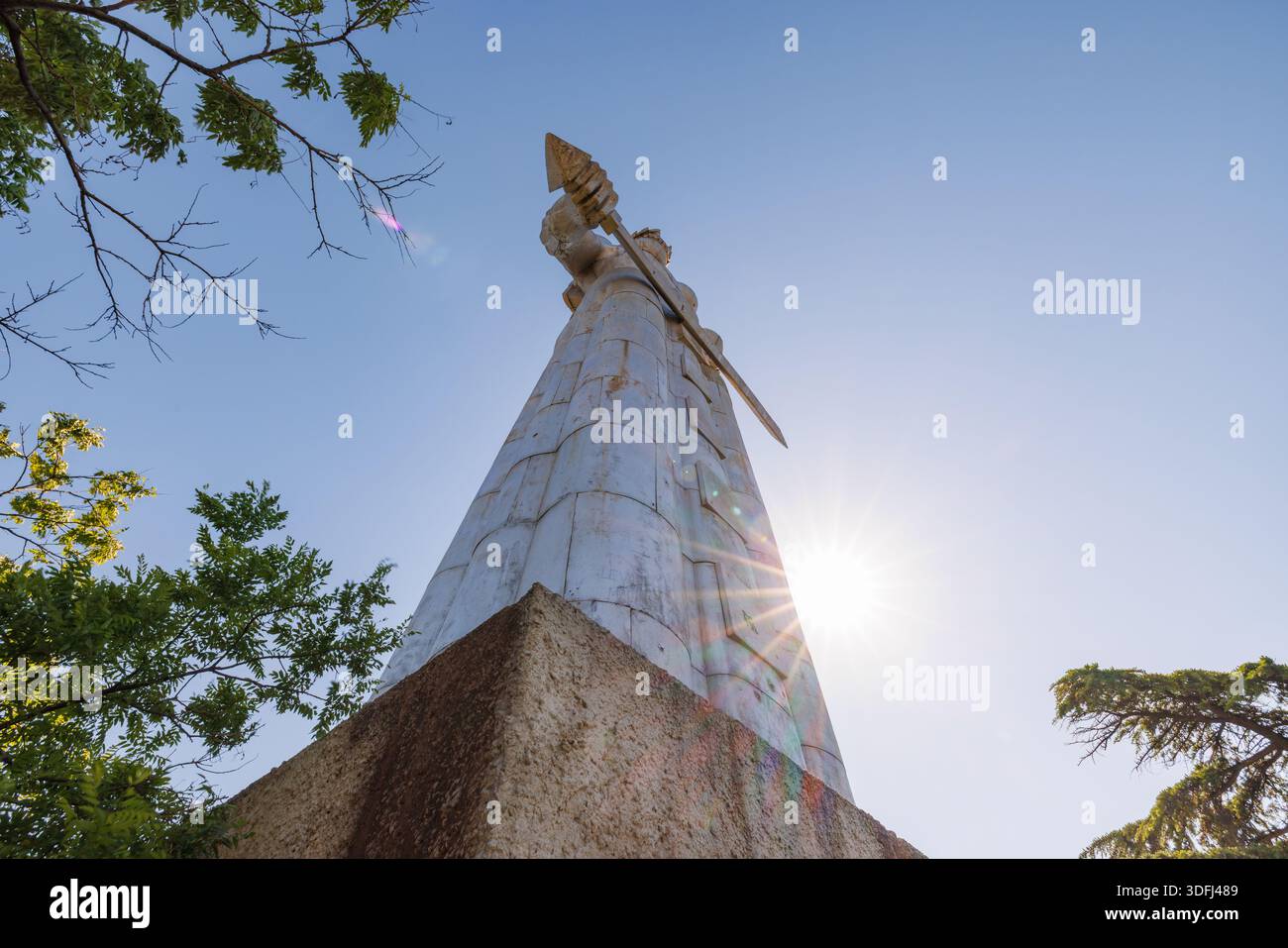 Mother of Georgia statue on Narikala Hill, Georgia Stock Photo - Alamy