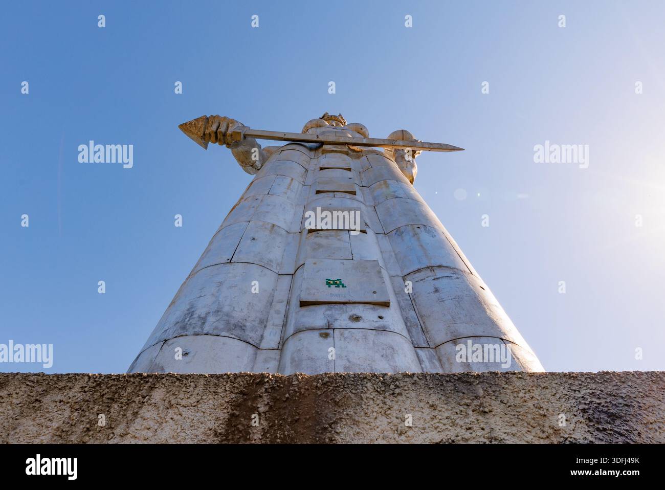 Mother of Georgia statue on Narikala Hill, Georgia Stock Photo - Alamy