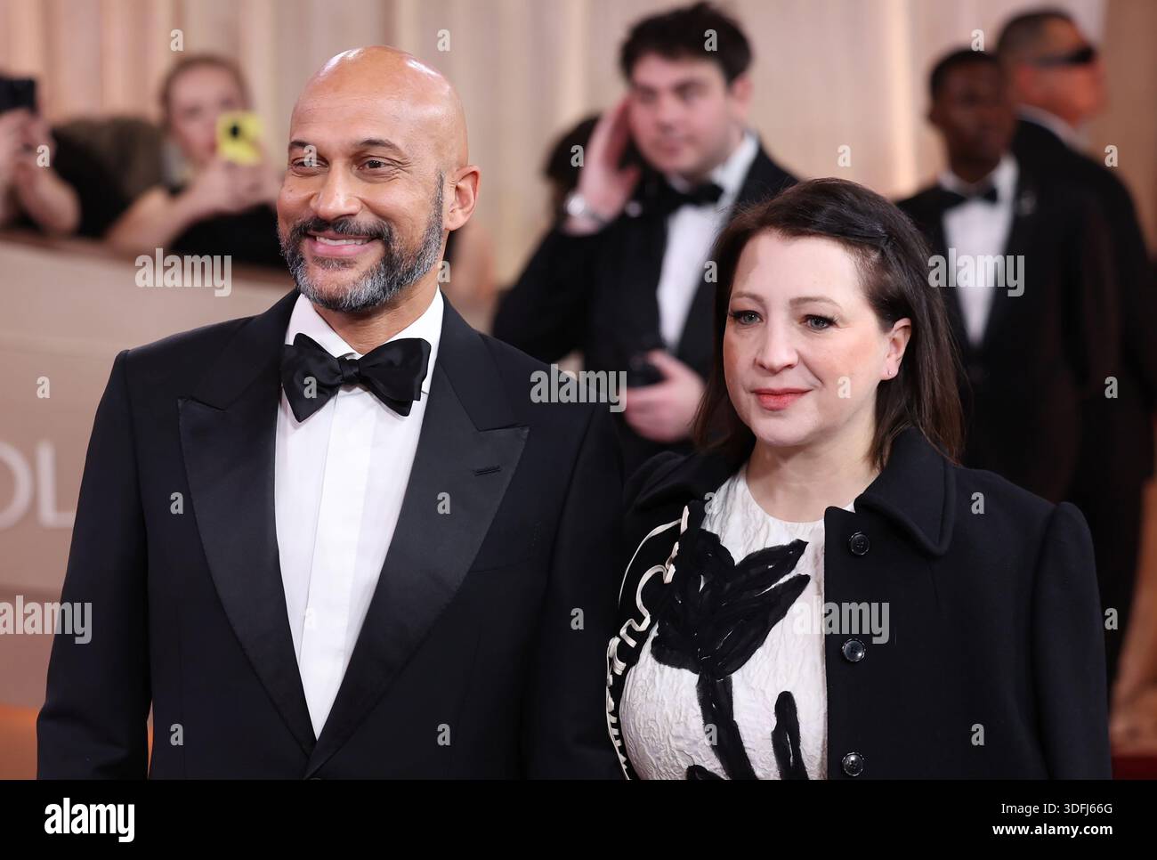 BEVERLY HILLS, CALIFORNIA - JANUARY 11: Keegan-Michael Key and Elle Key ...