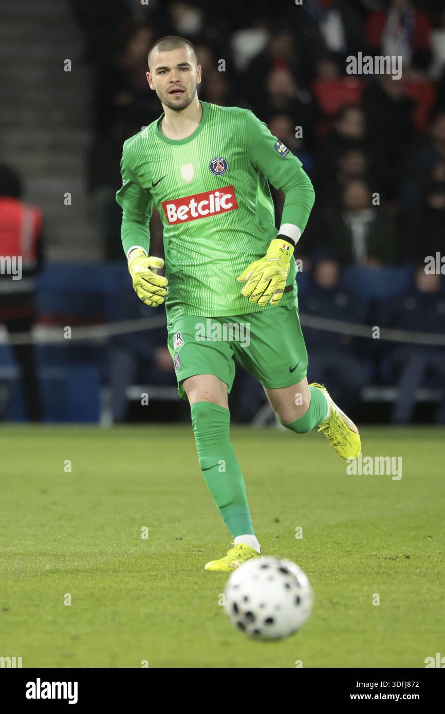 PSG goalkeeper Lucas Chevalier during the French Cup, round of 16 ...