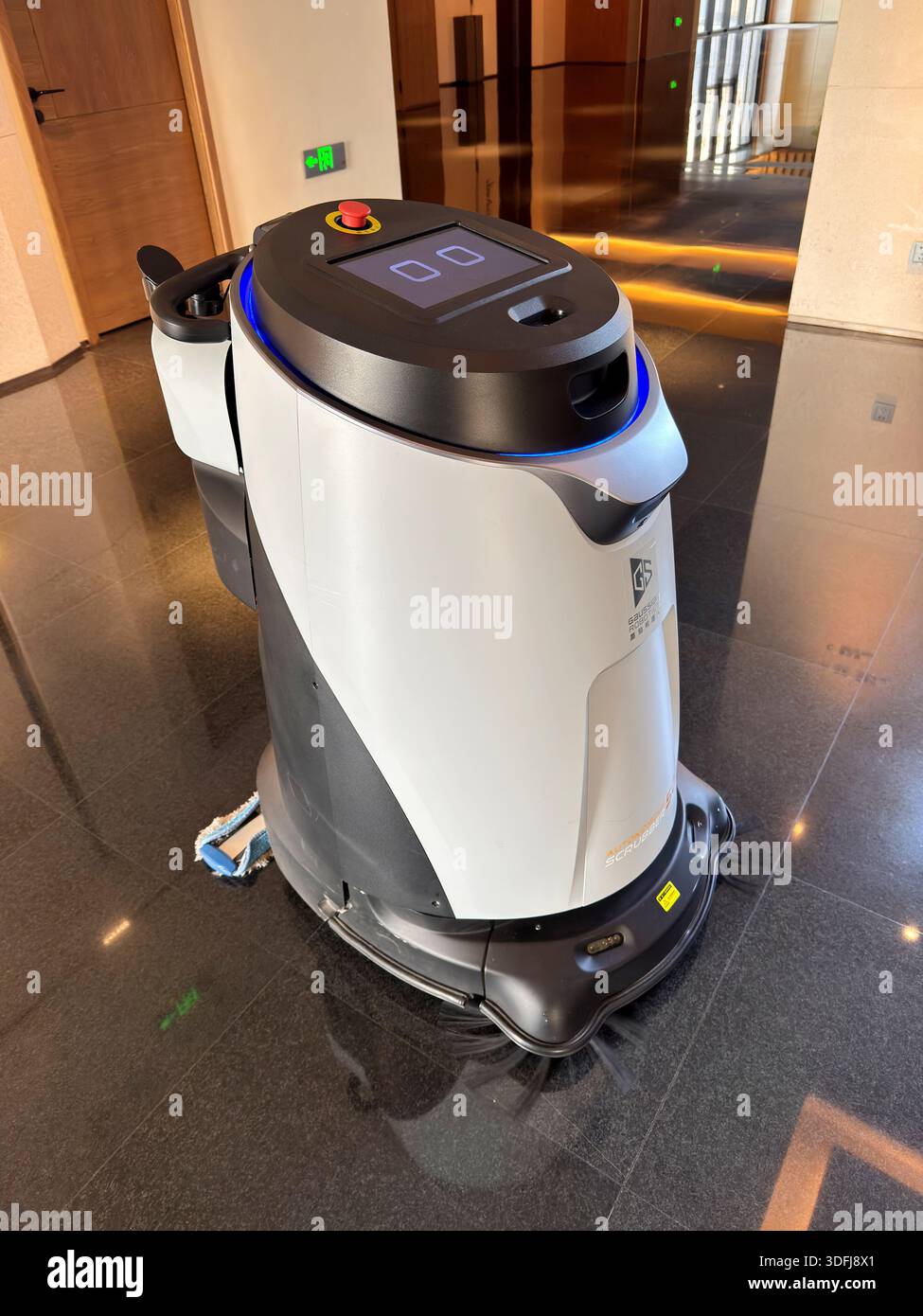 YANGZHOU, CHINA - JANUARY 8, 2026 - A Gaussian robot used in a five ...