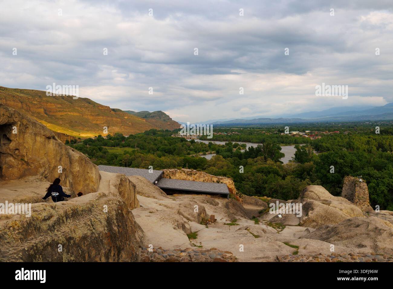 Uplistsikhe, May 21,2025. Scenic views of the ancient rock town of ...