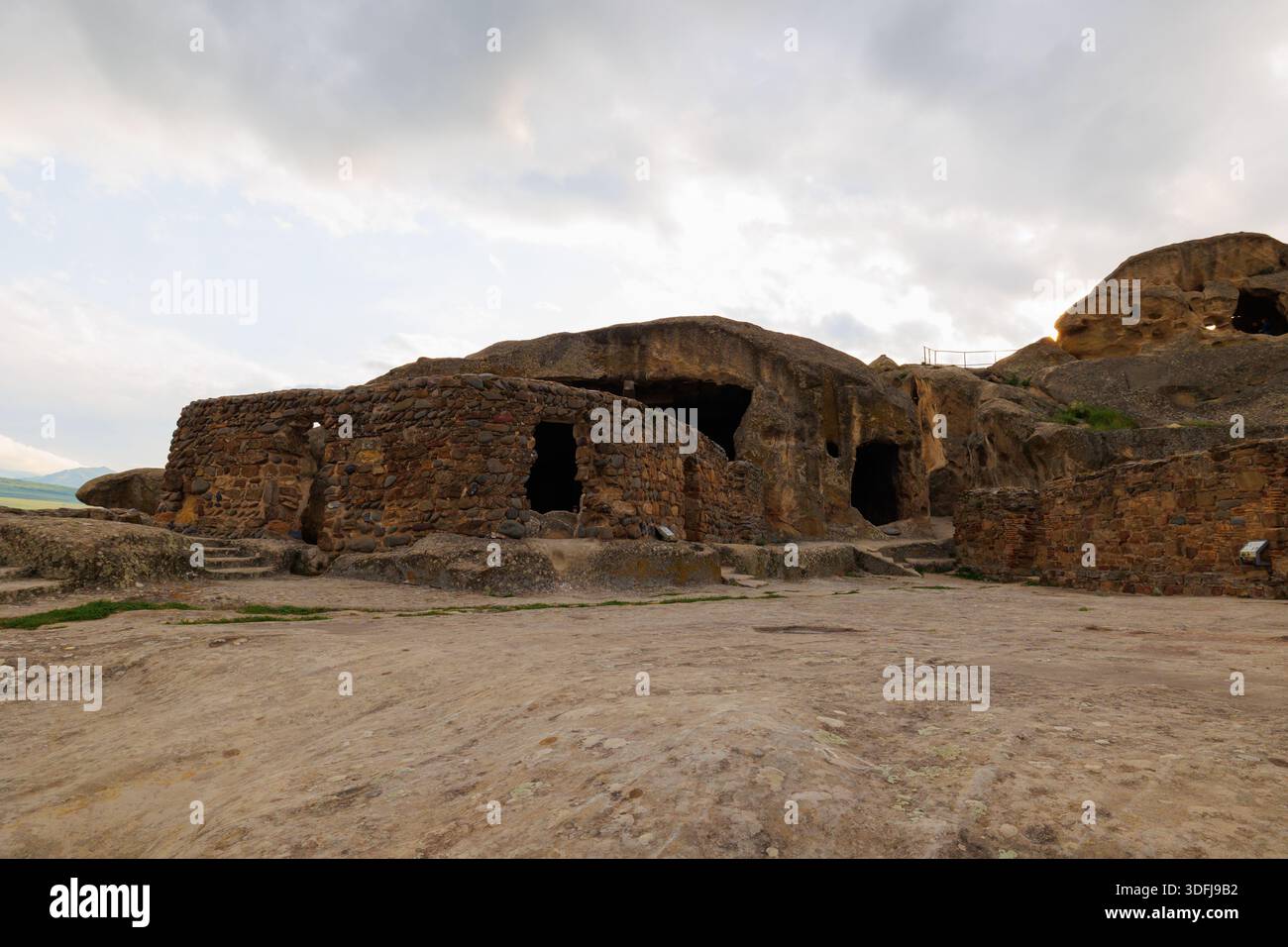 Uplistsikhe, May 21,2025. Scenic views of the ancient rock town of ...