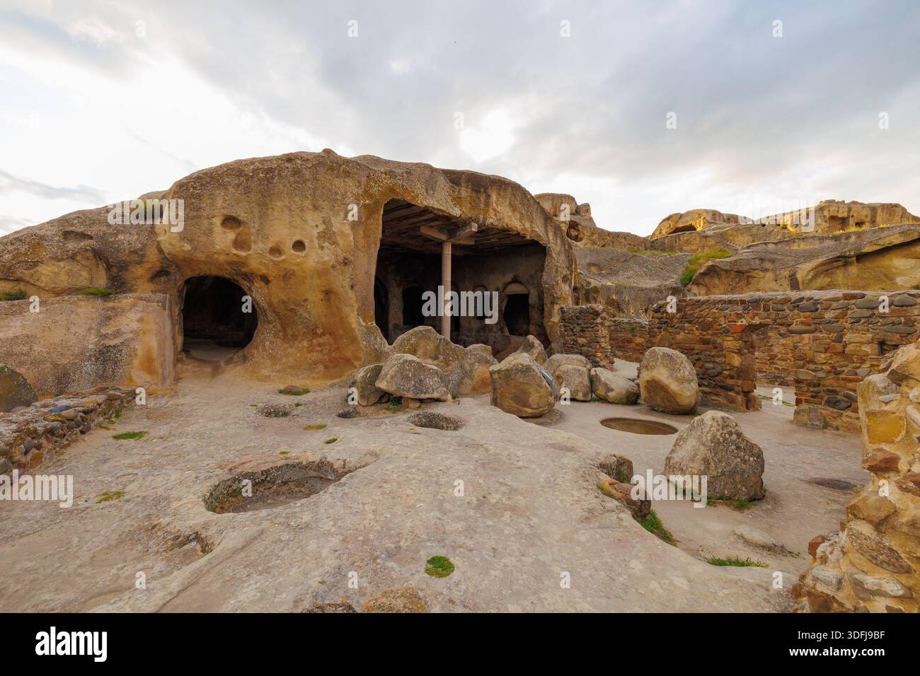 Uplistsikhe, May 21,2025. Scenic views of the ancient rock town of ...