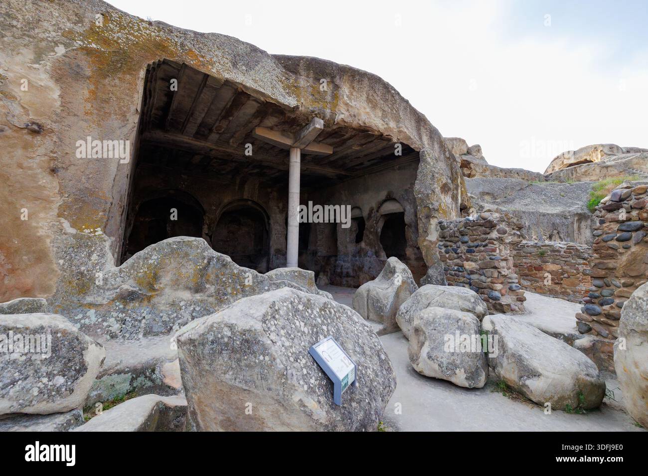 Uplistsikhe, May 21,2025. Scenic views of the ancient rock town of ...