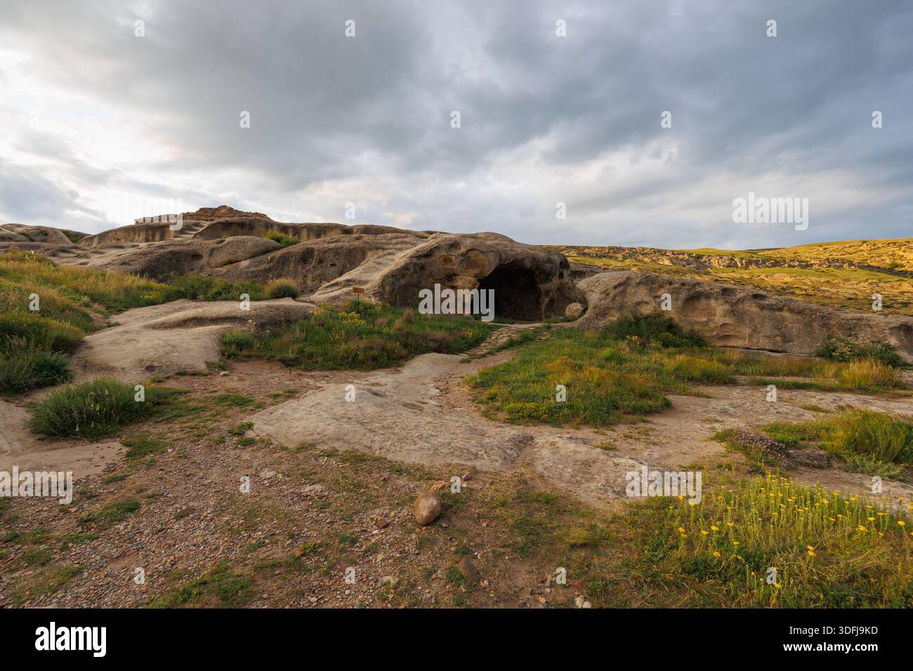Uplistsikhe, May 21,2025. Scenic views of the ancient rock town of ...