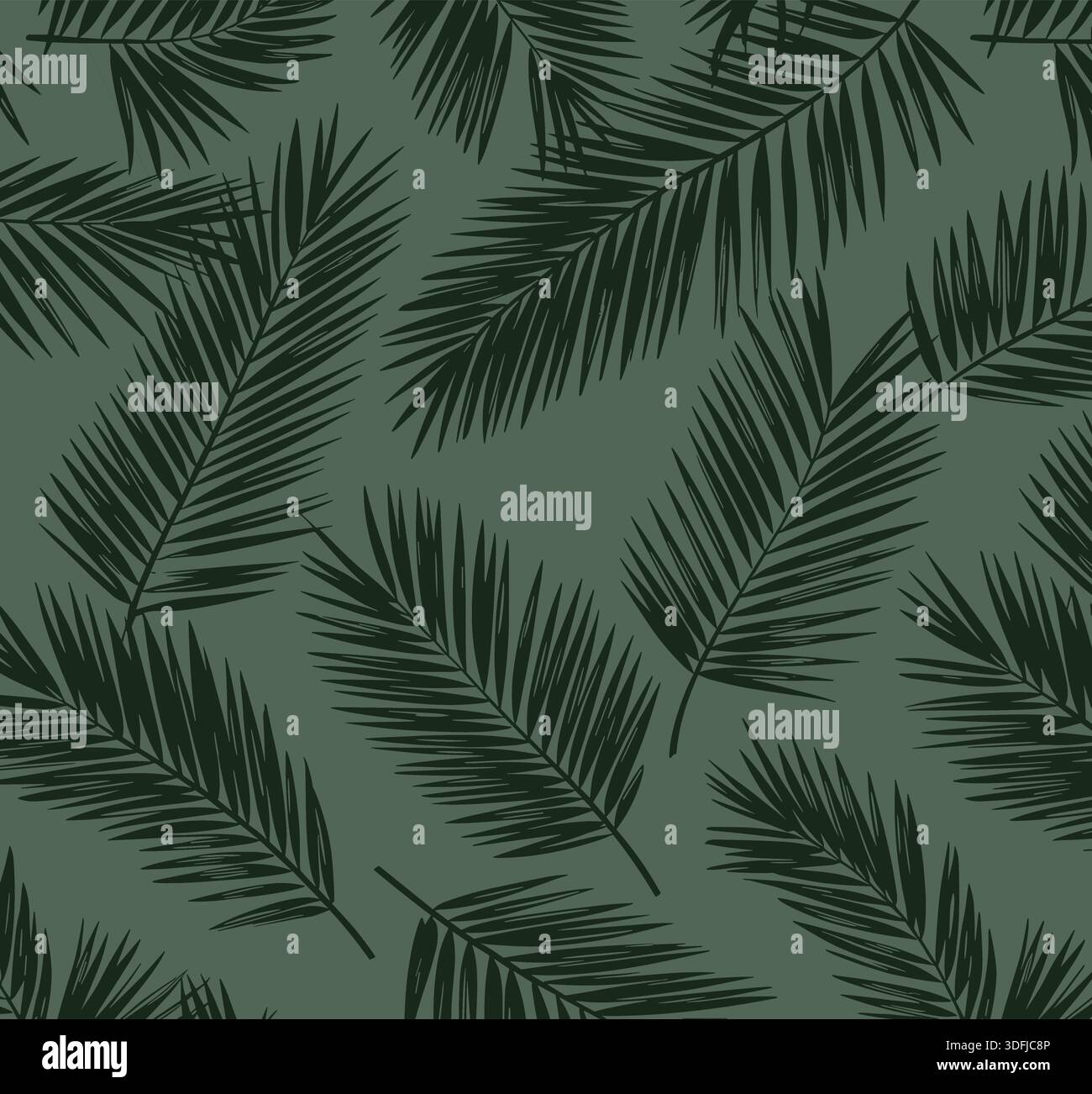 Dark green leaf motif Stock Vector Images - Alamy