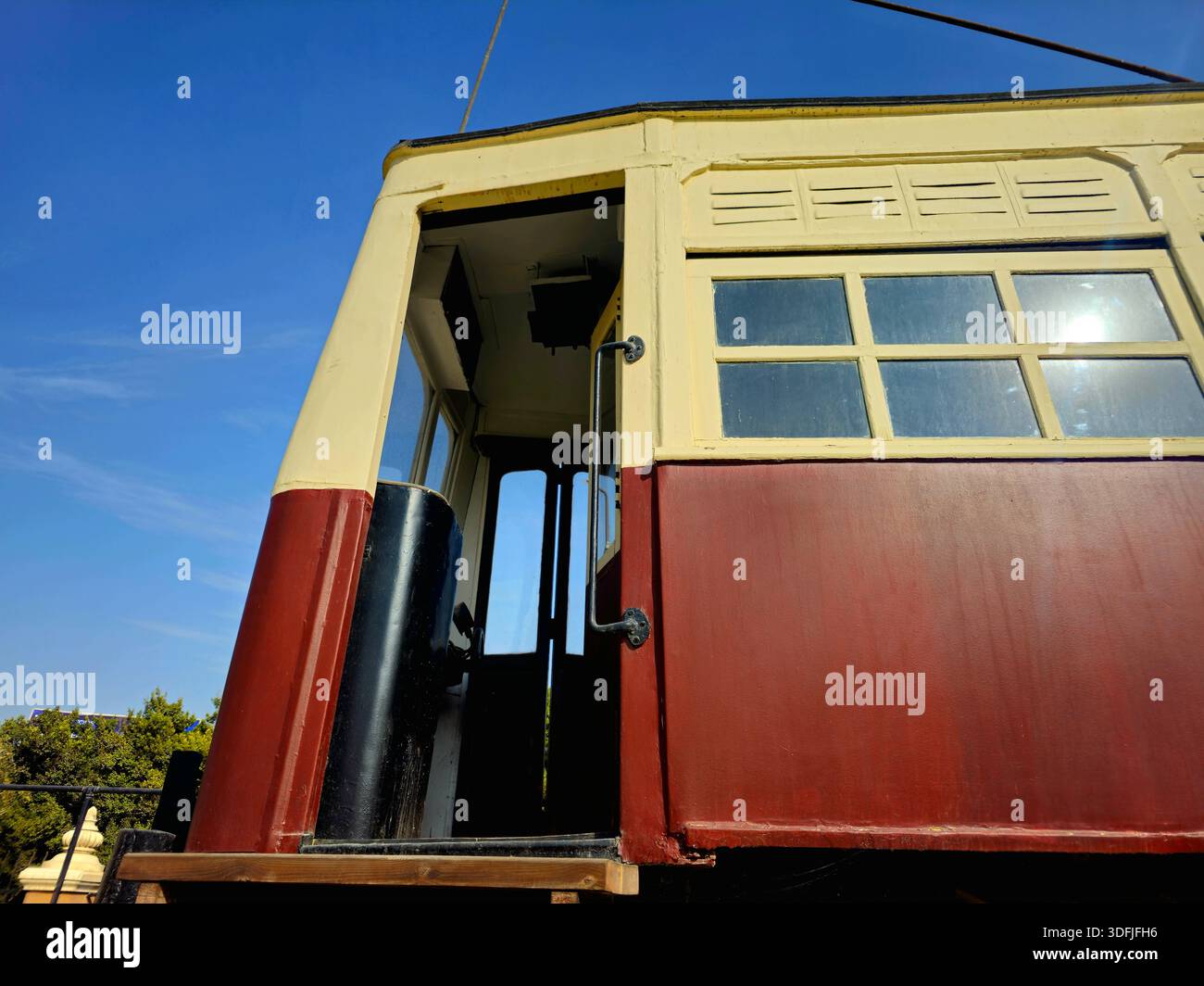 Cairo, Egypt, January 1 2026: A tramcar from the former Heliopolis ...