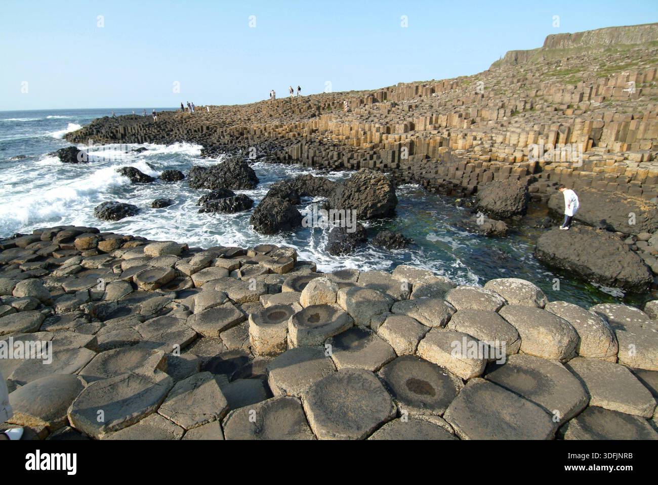 Giant's Causeway, 40,000 interlocking basalt columns, ancient volcanic ...