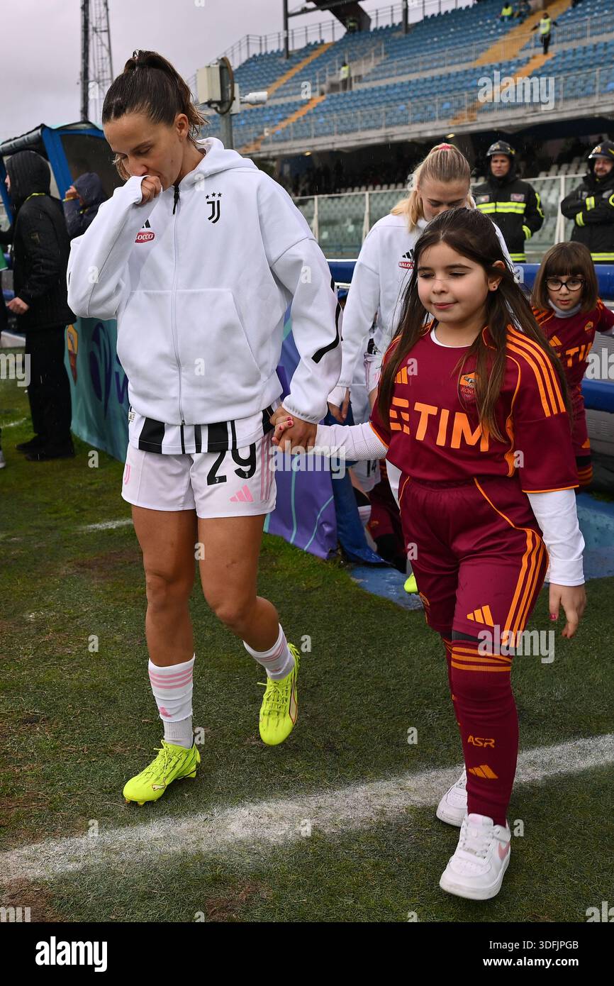 Tatiana Pinto of Juventus F.C. before the Women's Super Cup final ...