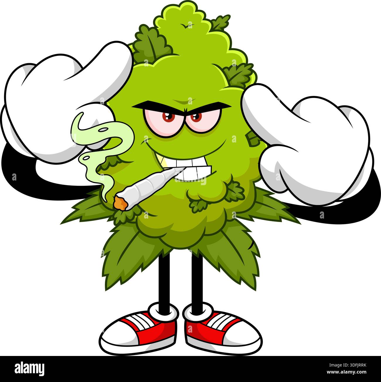 Marijuana joint cigarette Stock Vector Images - Alamy