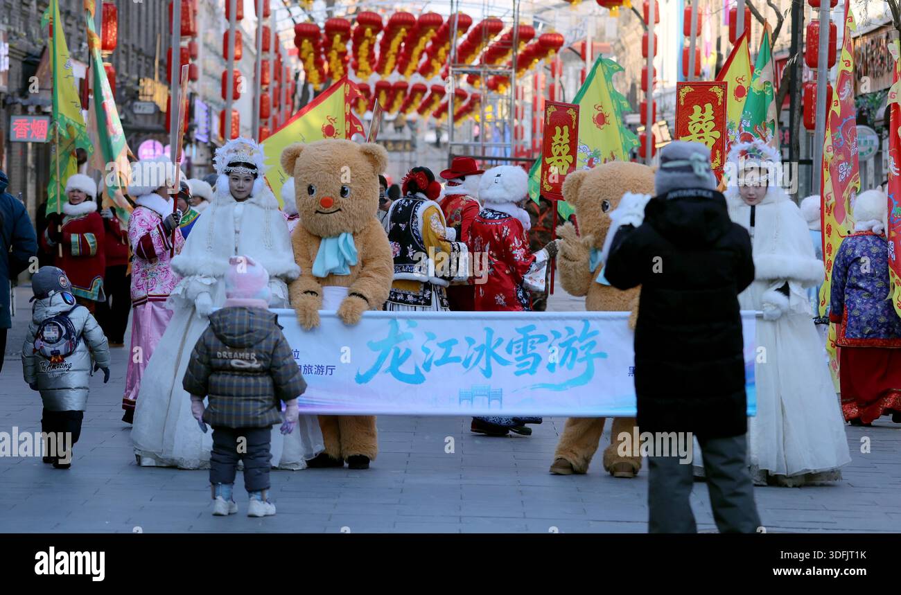 A traditional wedding procession moves through the Baroque-style ...