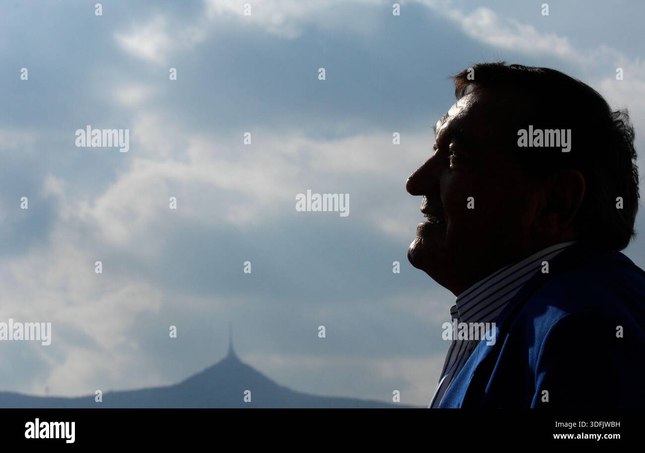 ***FILE PHOTO*** Swiss writer Erich von Daniken in Liberec started his ...