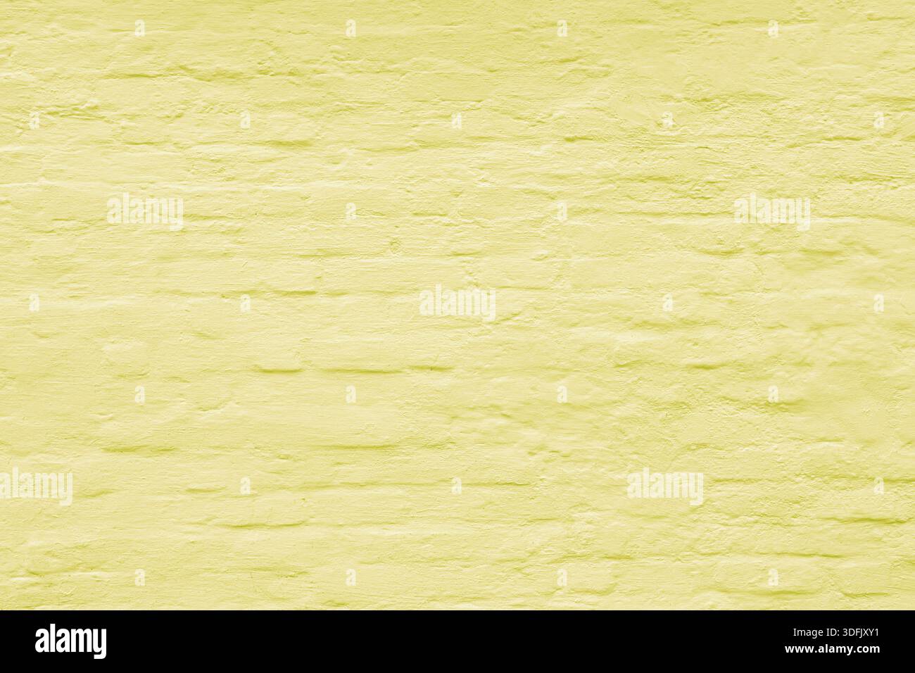 Brick wall covered with white plaster. Abstract construction background ...