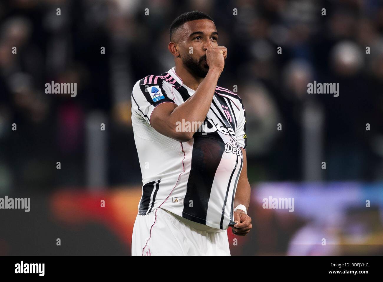 Gleison Bremer of Juventus FC celebrates after scoring the opening goal ...