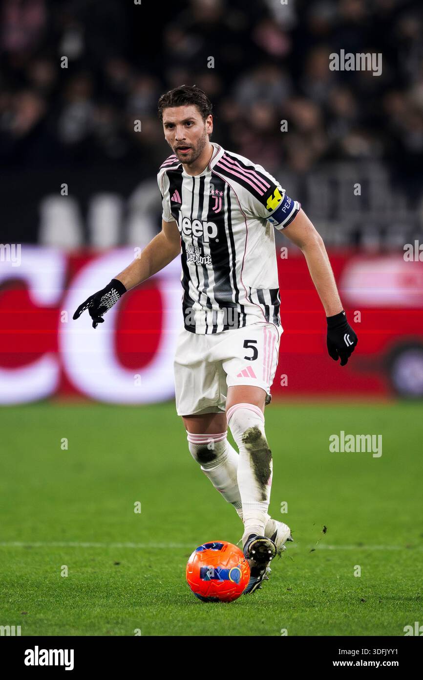 Manuel Locatelli of Juventus FC in action during the Serie A football ...
