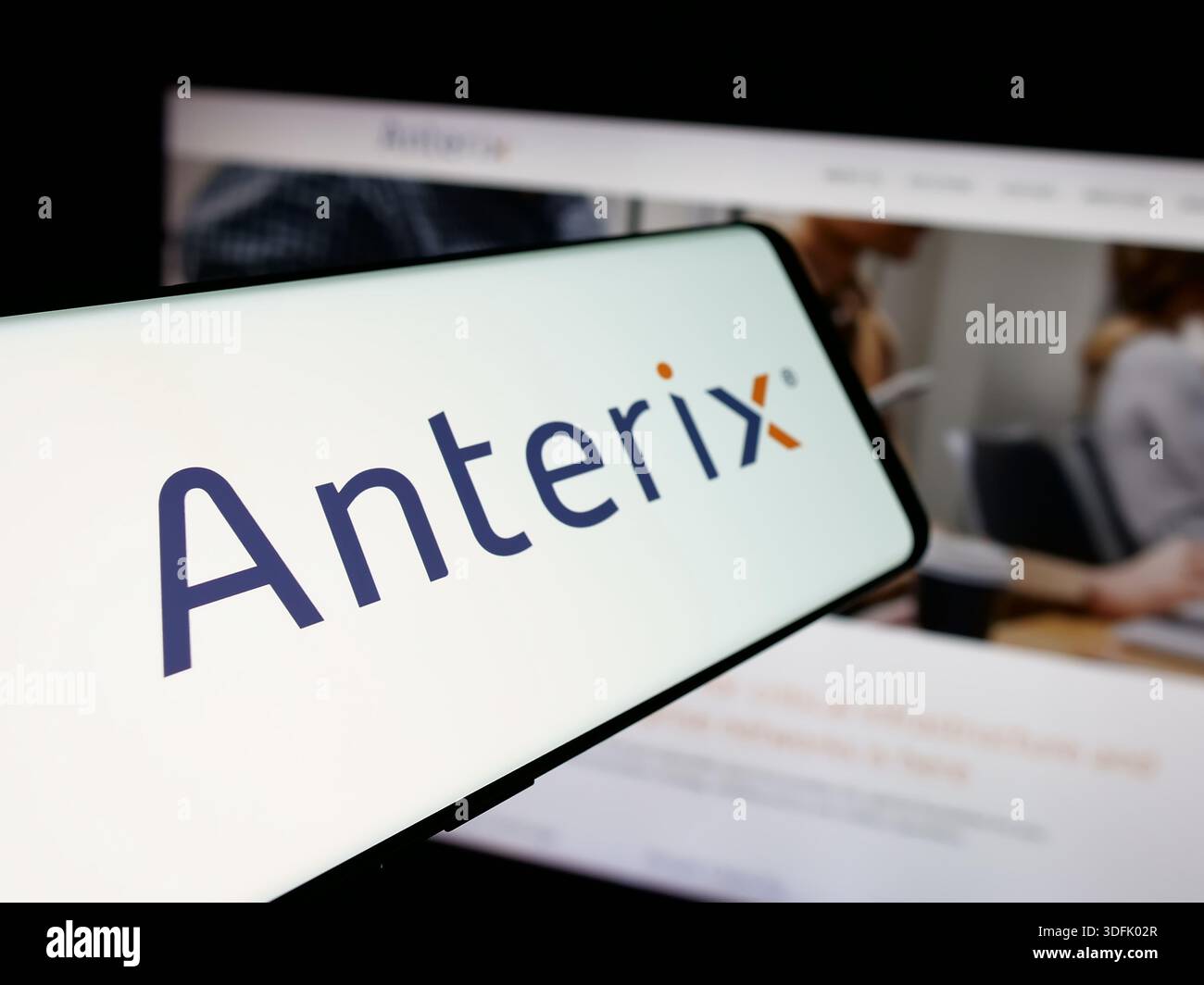 In this photo illustration, a smartphone with the logo of broadband ...