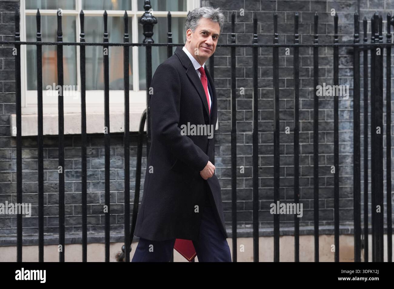 Energy Security and Net Zero Secretary Ed Miliband leaving after a ...