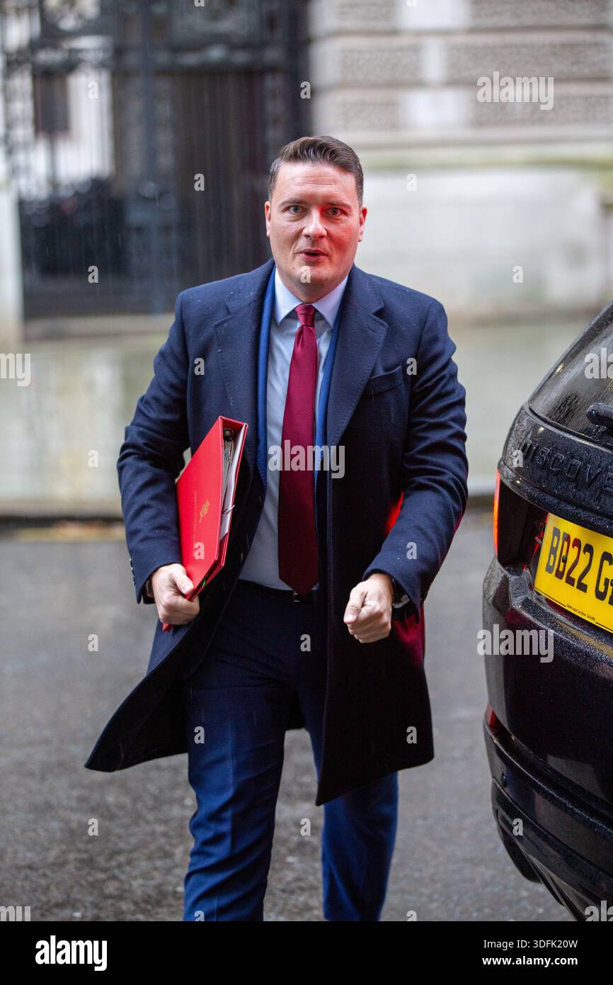 London, UK.13th Jan 2026 Wes Streeting, Secretary of State for Health ...