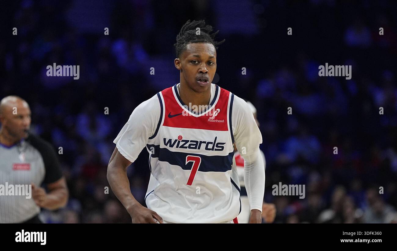 Washington Wizards' Bub Carrington in action during an NBA basketball ...