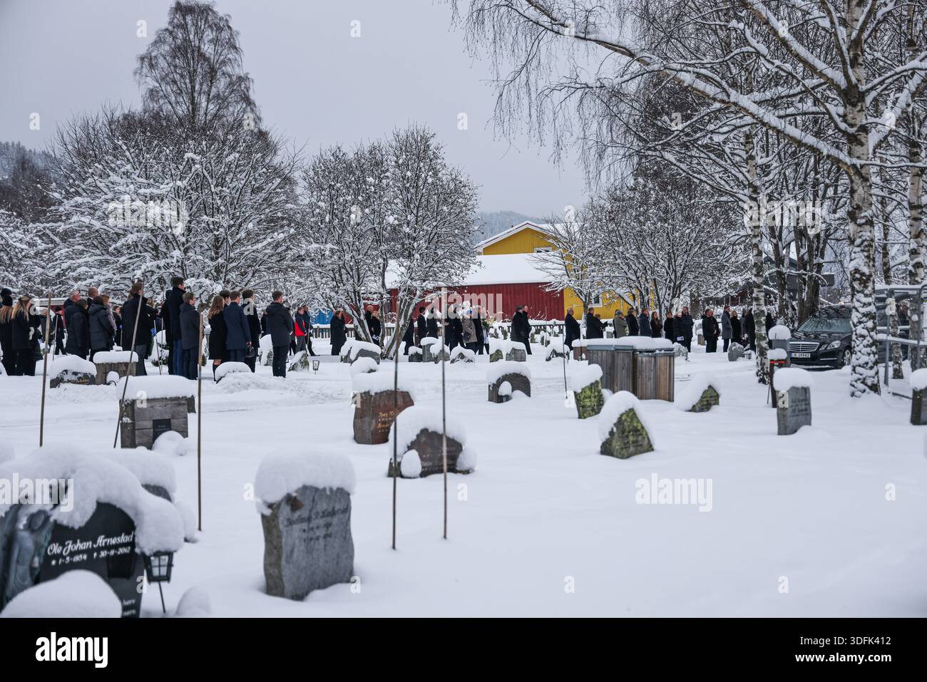 Lillehammer 20260113. Funeral for Biathlete Guttorm Sivert Bakken in ...