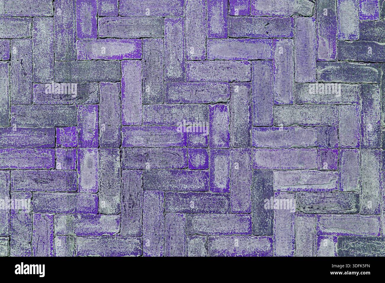 Worn tiled street surface. Abstract construction background Stock Photo ...