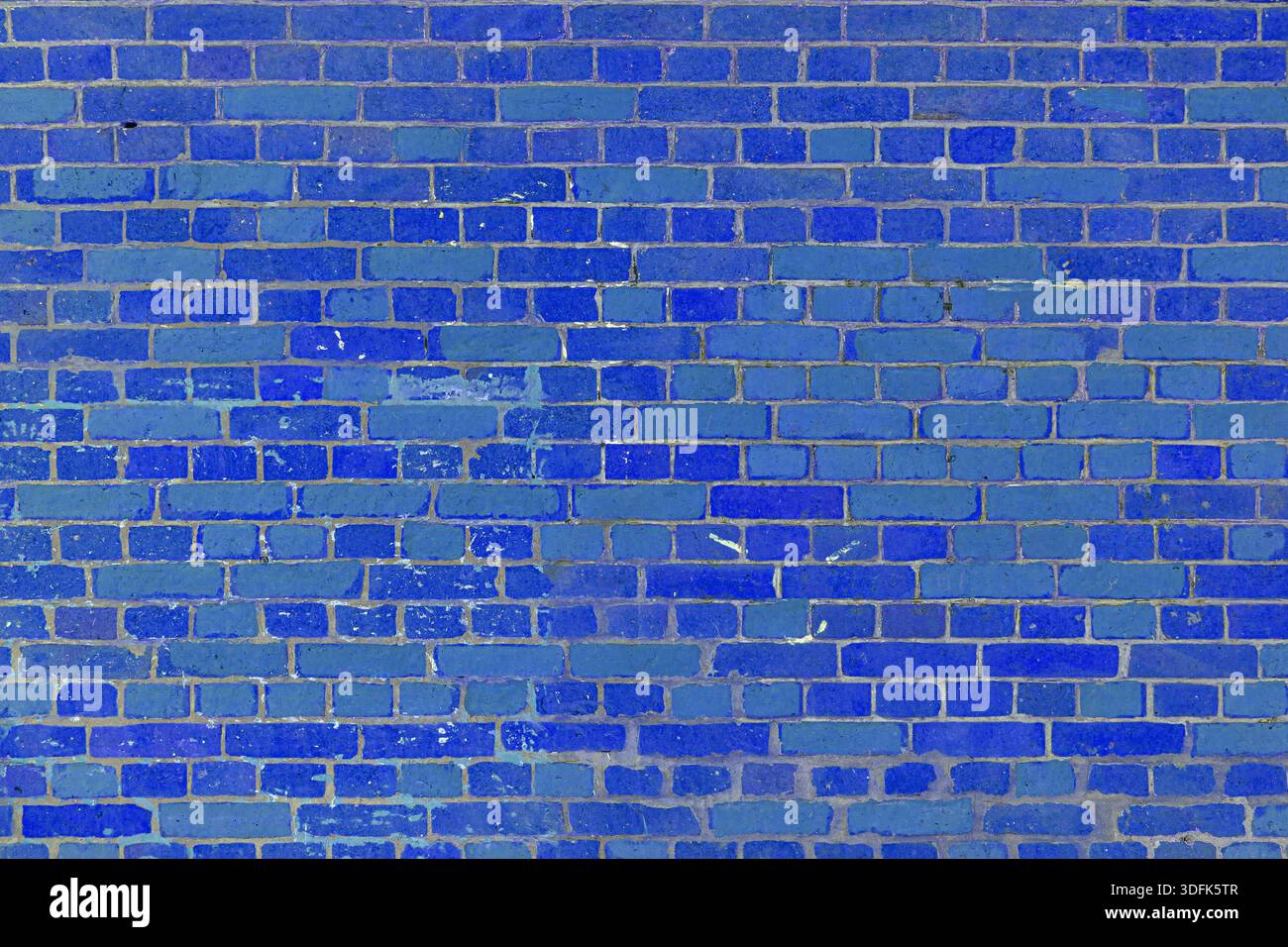 Texture of an old blue brick wall. Abstract construction background ...