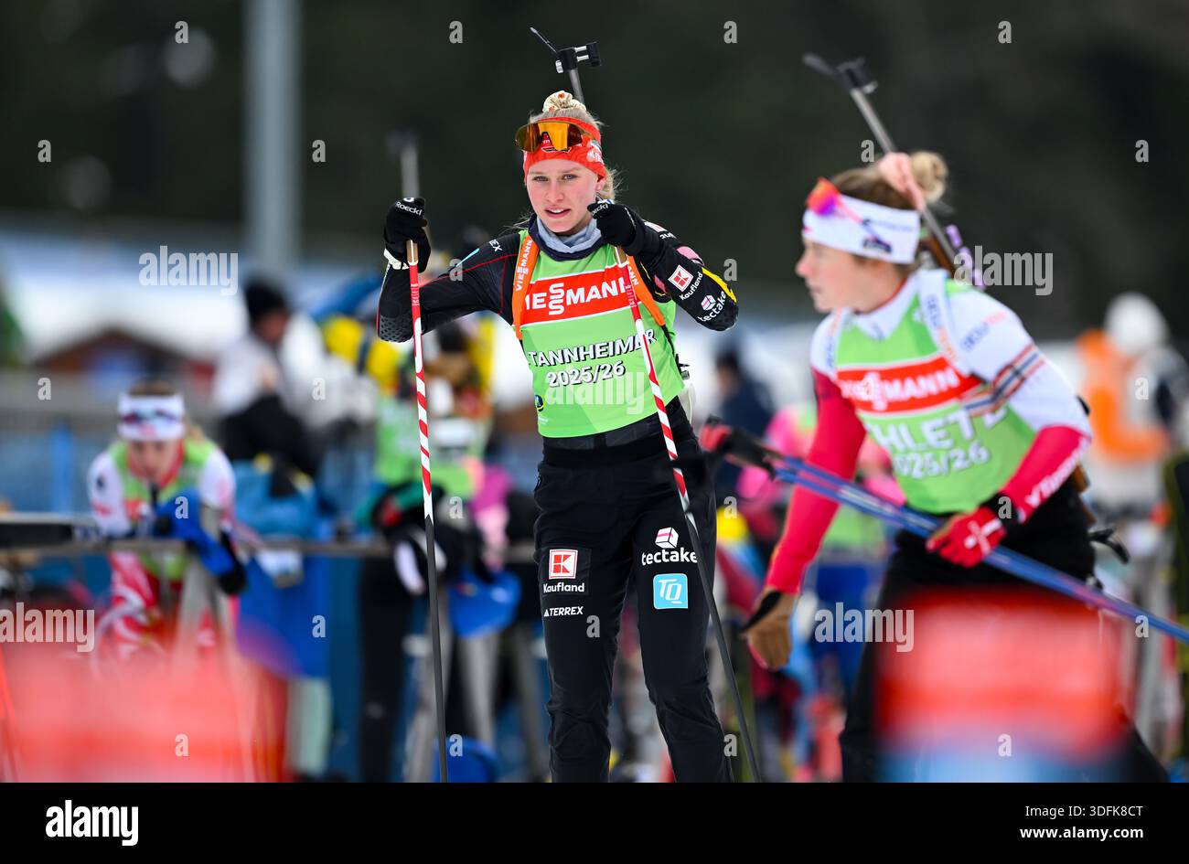 13 January 2026, Bavaria, Ruhpolding: Biathlon: World Cup, training ...