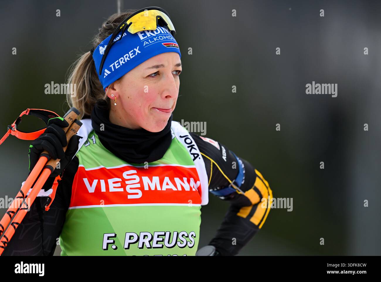 13 January 2026, Bavaria, Ruhpolding: Biathlon: World Cup, training ...
