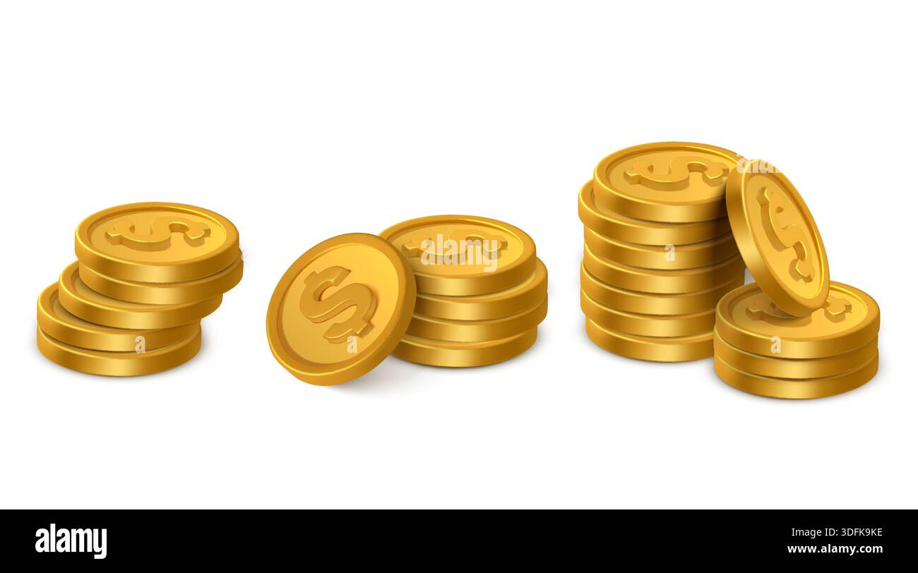 Money stacks icon Stock Vector Images - Alamy