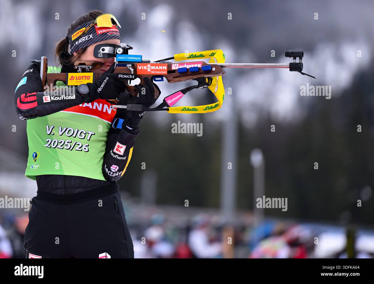 13 January 2026, Bavaria, Ruhpolding: Biathlon: World Cup, training ...