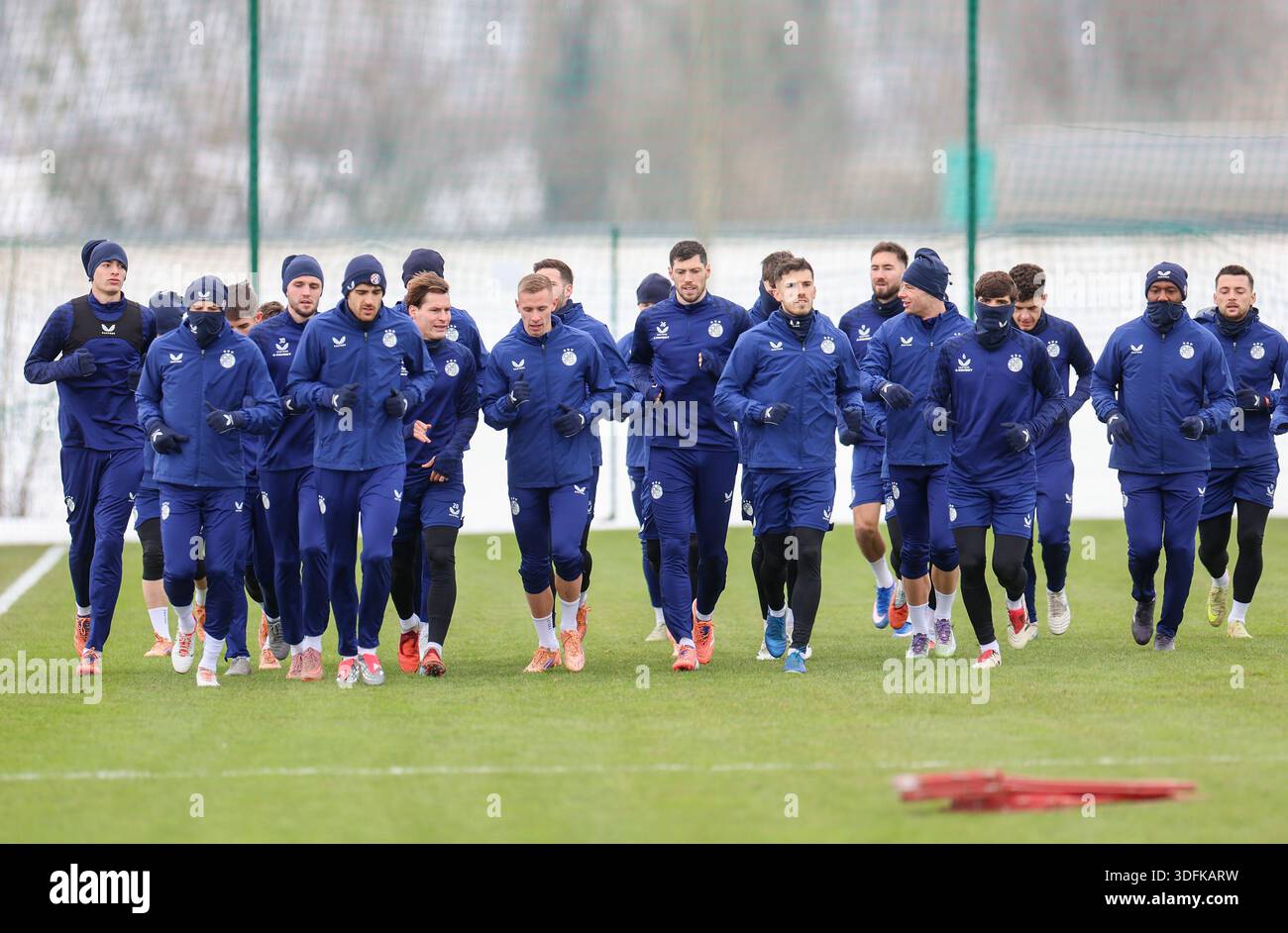 Open training of GNK Dinamo during media day as part of winter ...
