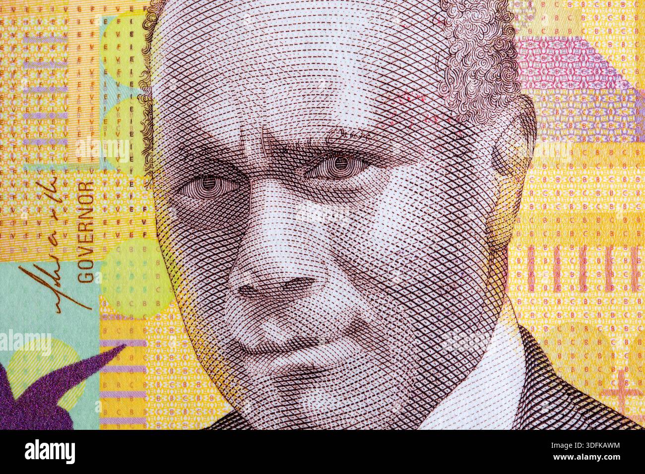 Cecil Wallace-Whitfield a closeup portrait from Bahamian money - Dollar ...