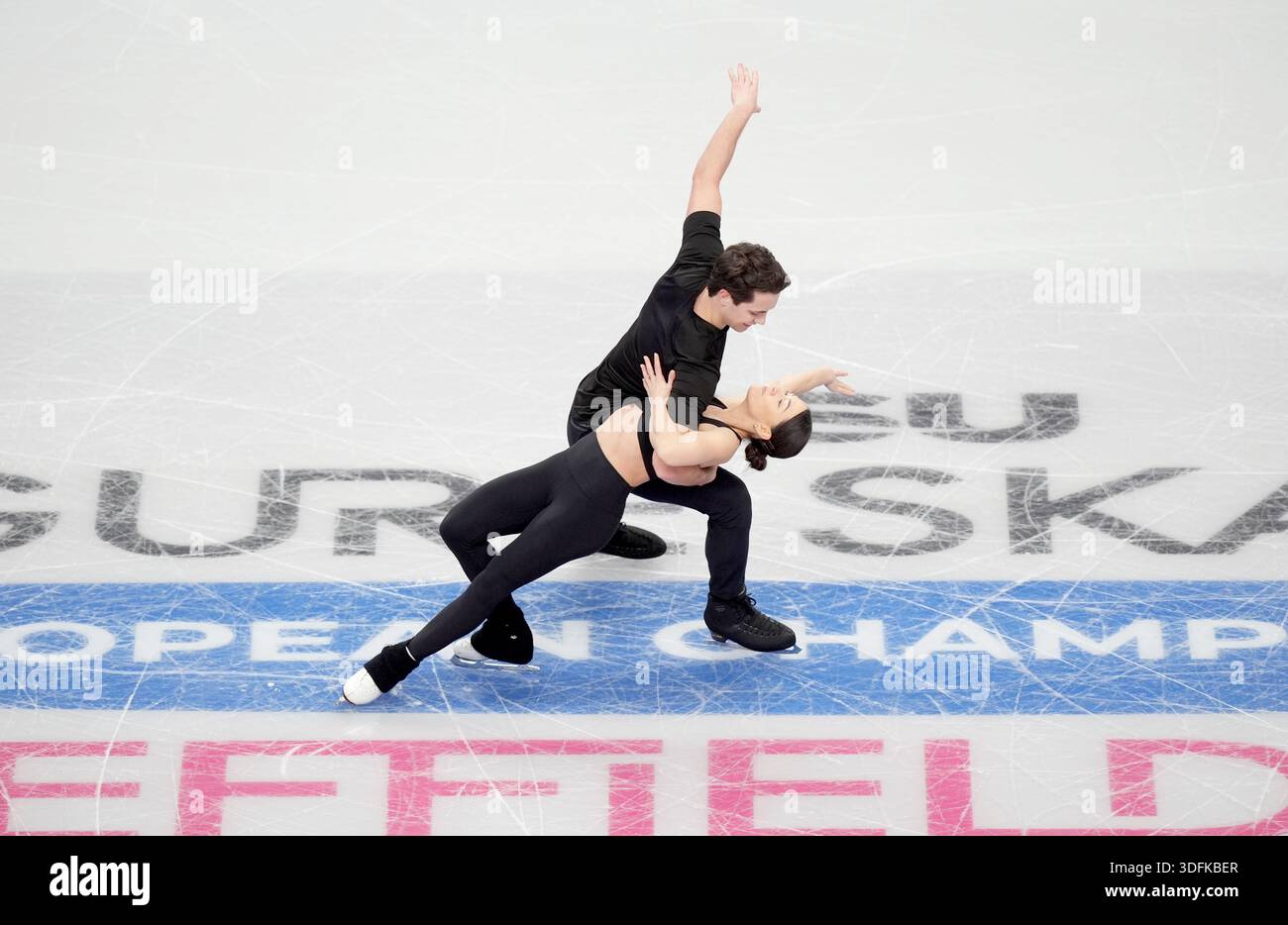 Greay Britain's Anastasia Vaipan-Law and Luke Digby during a practice ...