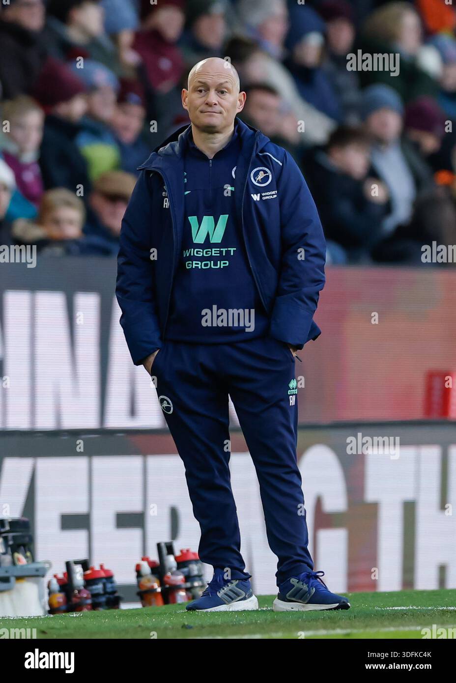 Millwall manager Alex Neil during the Emirates FA Cup third round match ...