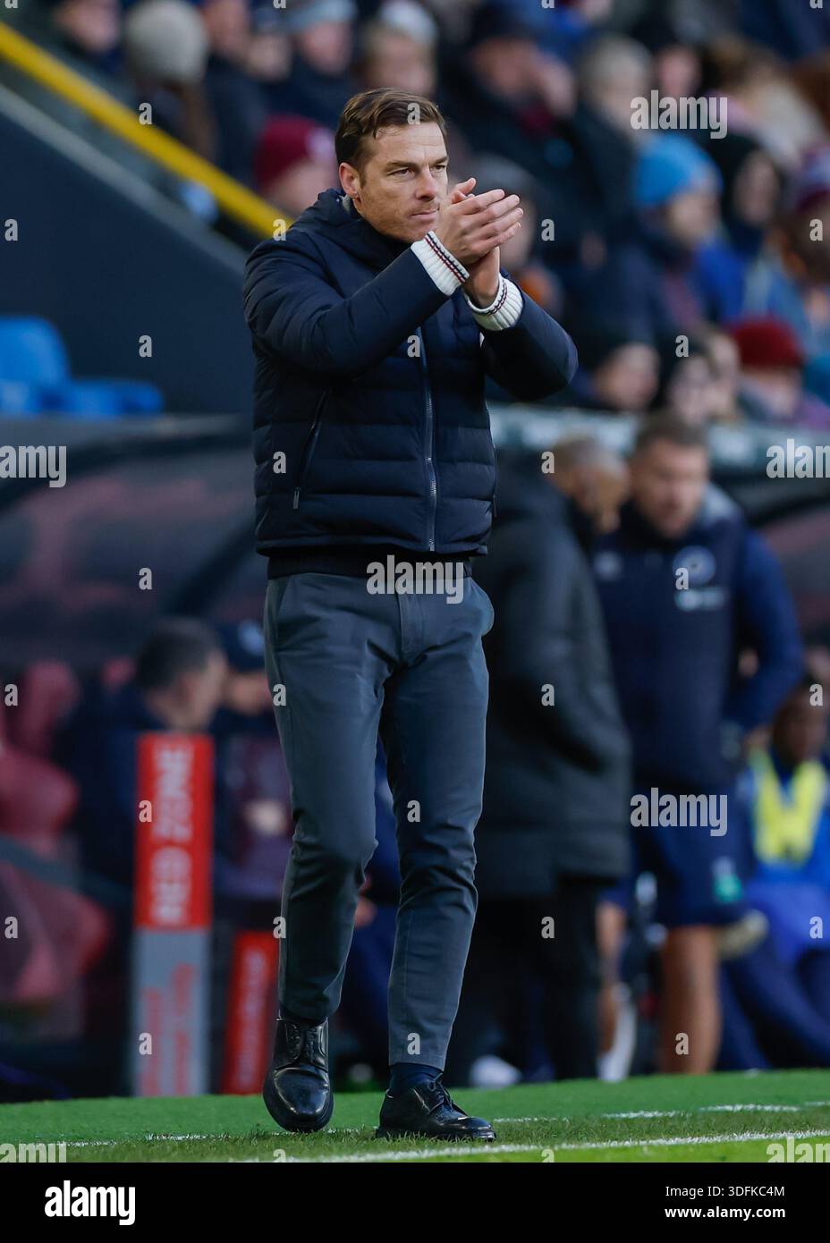 Burnley manager Scott Parker during the Emirates FA Cup third round ...