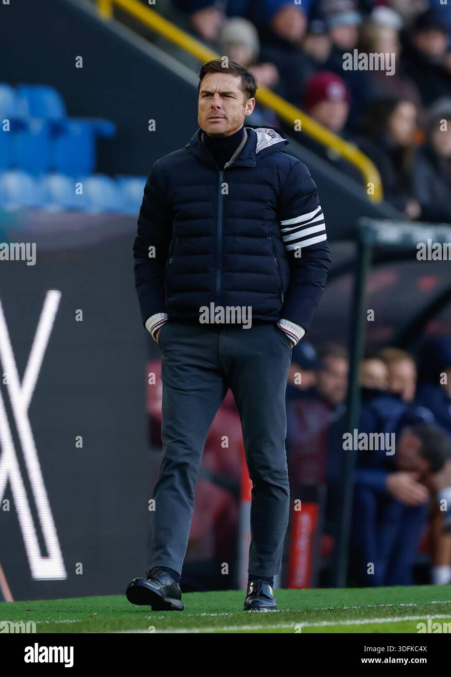 Burnley manager Scott Parker during the Emirates FA Cup third round ...