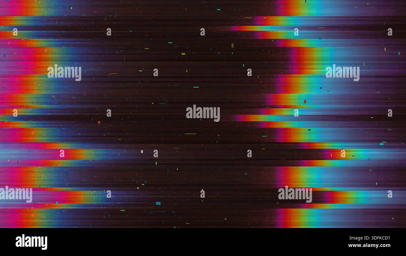 Vhs overlay static glitch retro Stock Vector Images - Alamy