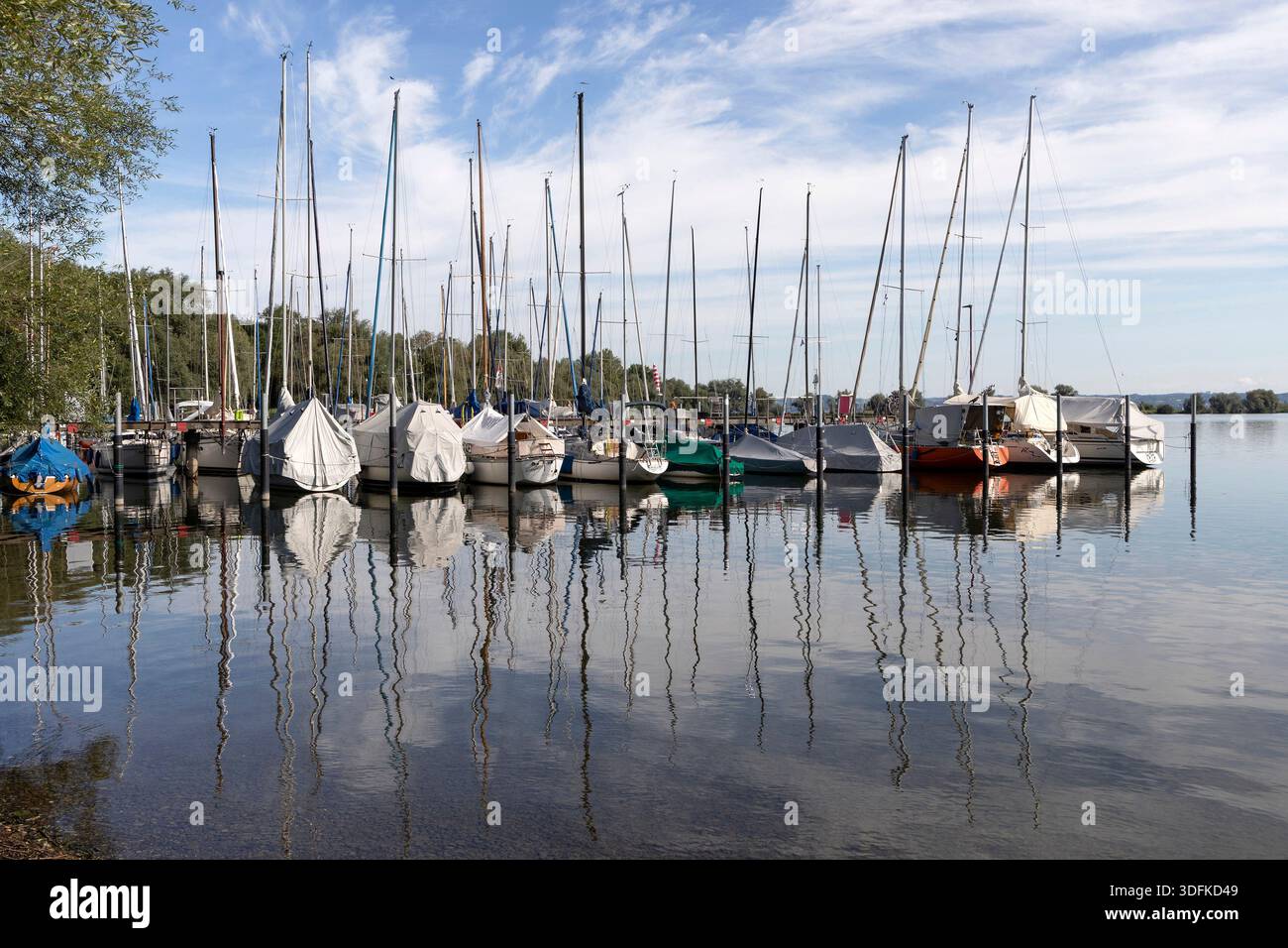 Bootshafen am Bodensee in Hard, Vorarlberg, Österreich // Marina on ...