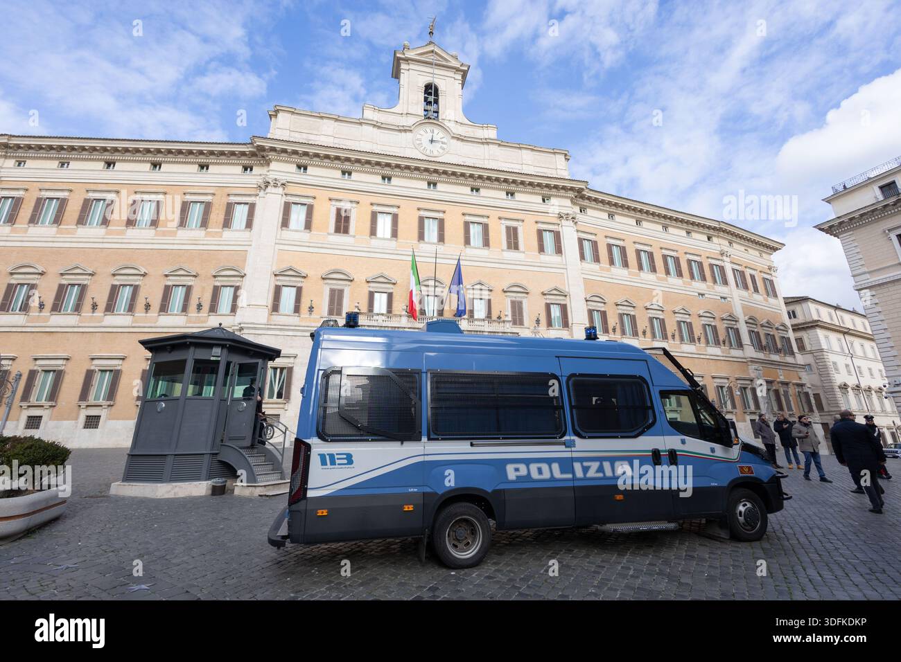 Demonstration in Rome on the occasion of the national taxi drivers ...