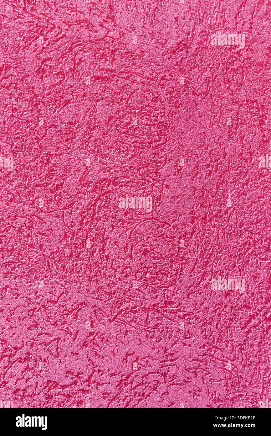 Pink wall of decorative scratches. Abstract design background Stock ...
