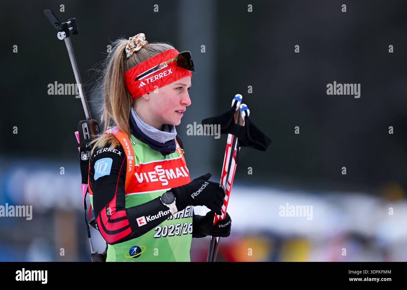 13 January 2026, Bavaria, Ruhpolding: Biathlon: World Cup, training ...